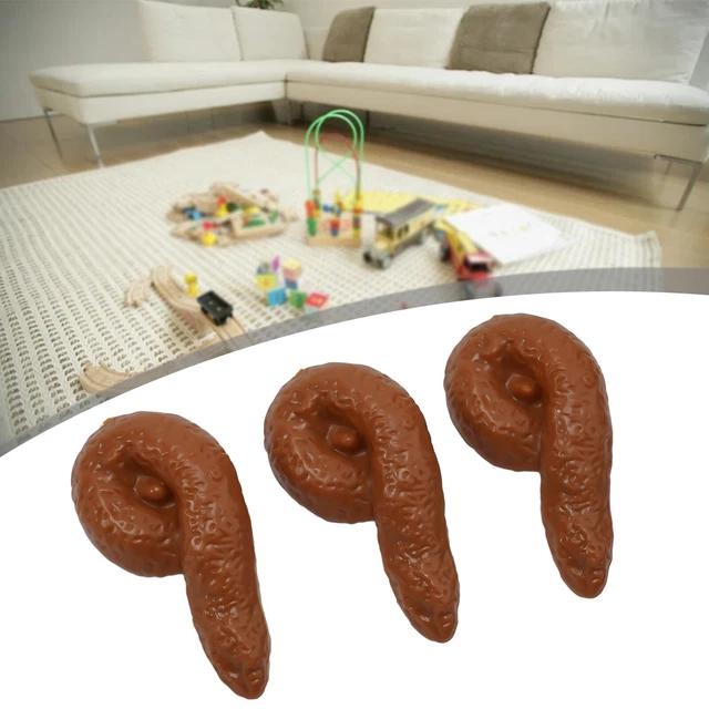 REALISTIC POOP KIT Turd EVA Plastic Fake Poop Funny Games Joke Mischief ...