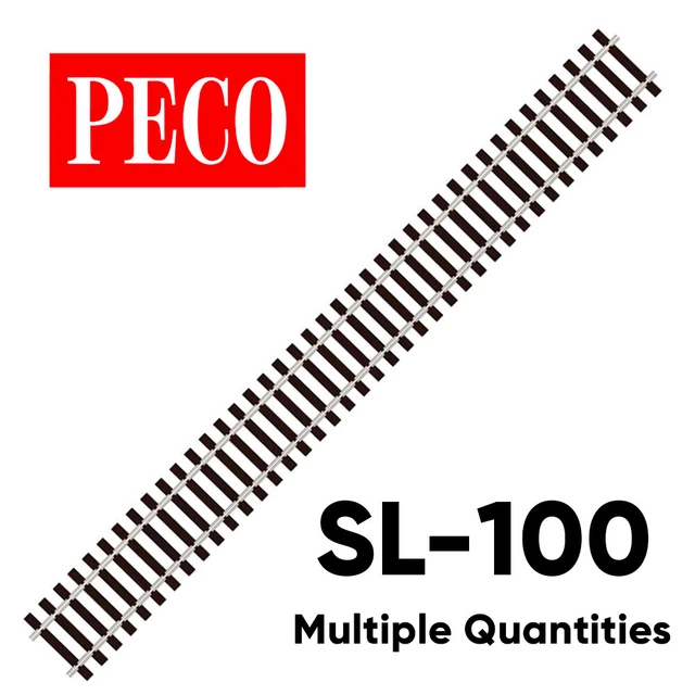 PECO STREAMLINE SL-100 914mm Code 100 Wood Sleeper Flex Track ...