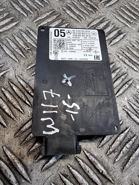 MERCEDES CLA 180 RADAR SENSOR A0009052804 W117 1.6L 2015 w176 radar ...