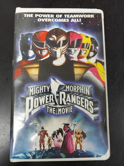 VINTAGE MIGHTY MORPHIN POWER RANGERS Movie VHS 1995 Tested & Works £14. ...