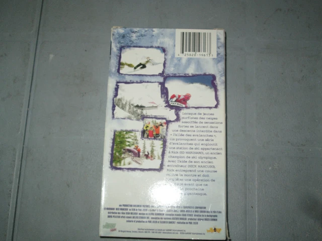 LA MORT EN Blanc/ Avalanche Alley (VHS)(French) Tested Ed Marinaro Rare ...