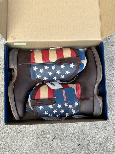 BRAND NEW DURANGO Rebel Men's American Flag Boots Size 10 (Free ...