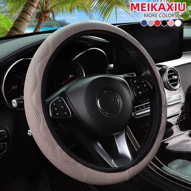 ELASTIC CAR WITHOUT Inner Ring Steering Wheel Cover PU Thickened ...
