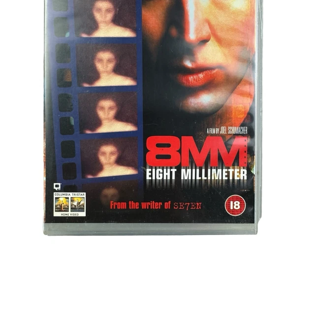 EIGHT MILLIMETER VIDEO VHS Ex Rental Large Case Action Film Cert 18 ...