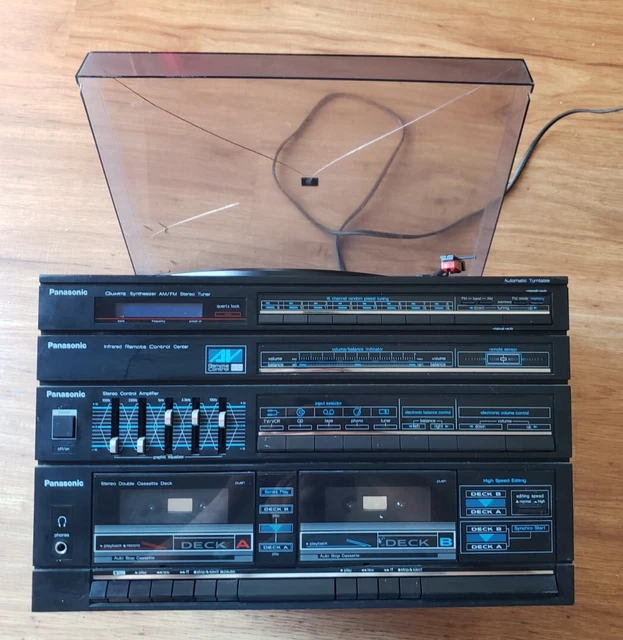 VINTAGE PANASONIC STEREO Music System Model #SG-D26 Some Flaws $39.99 ...