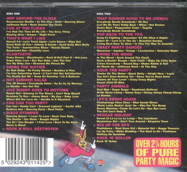 JIVE BUNNY AND the Mastermixers Hop Around the Clock double CD Europe ...