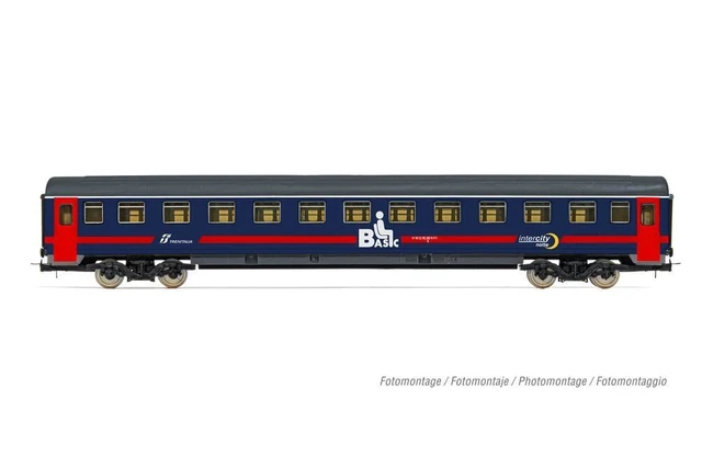 PASSENGER COACH ROLLING Stock UIC-Z1 2nd Class Intercity Notte FS 1:87 ...