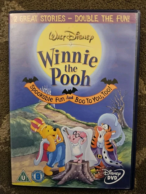 DISNEYS WINNIE THE Pooh Spookable Fun And Boo To You , Too Dvd Kids ...
