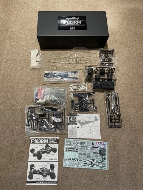 TAMIYA F103RM CHASSIS Kit W/body Set 1/10 RC F1 NEW 49498 (F102 F103 F104) £180.00 - PicClick UK