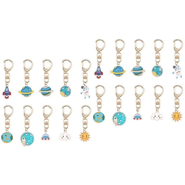 2 SETS KEY Chains for Kids Fashionable and Versatile Pendant Keychain £ ...
