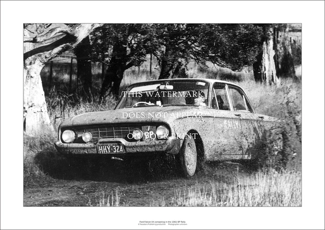 FORD FALCON XK Deluxe A3 Art Print - BP Rally 1961 – 42 x 29 cm Poster ...