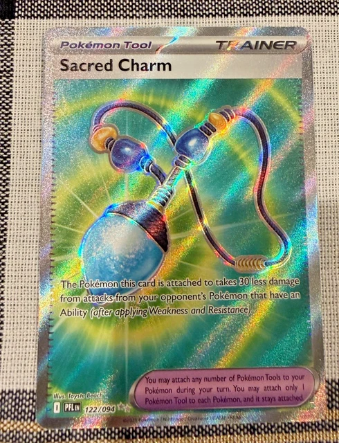 POKEMON TCG MEGA Evolution Phantasmal Flames - Sacred Charm 122/094 ...