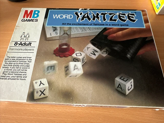 VINTAGE WORD YAHTZEE Letters Game MB Games 1979 Complete With ...