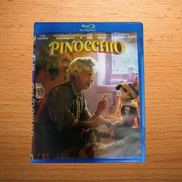 PINOCCHIO 2022 MOVIE Blu-ray Disc With Cover Art No Box Free Shipping ...