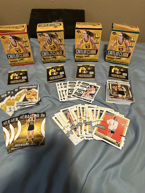 2024 CAITLIN CLARK Collection 86 Cards 4 Boxes 4 Offer Cards 100 Prizm ...
