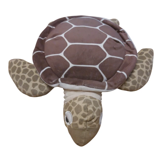SEA TURTLE ECO Friendly Super Soft Cuddly Sad Eyes Little Town Flat ...