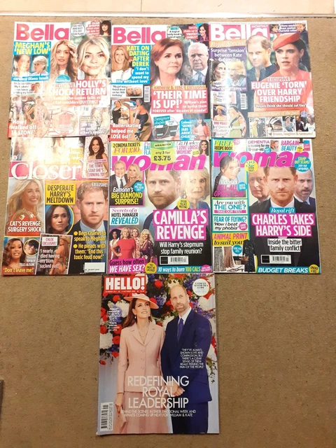 7 MAGAZINE BUNDLE Winter 2025 Ok Woman Closer Bella Fashion Celebs ...