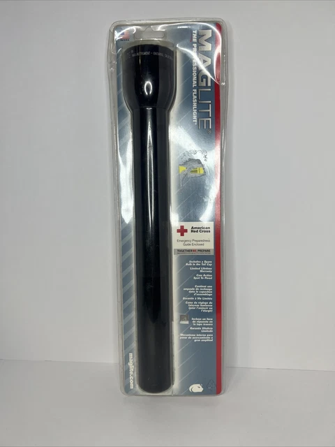 MAGLITE S4D016 HEAVY-DUTY Incandescent 4-Cell D Flashlight Black $33.96 ...