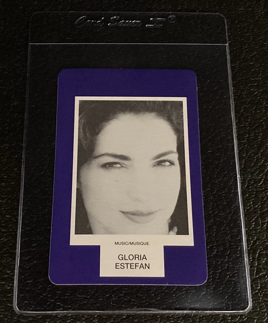 GLORIA ESTEFAN 1993 Face To Face Guessing Game Trading Card Canada ...