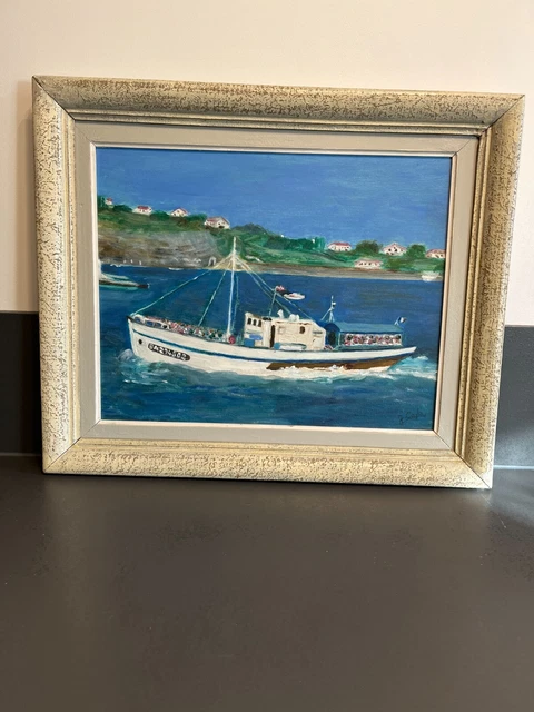 TABLEAU PAYS BASQUE. Marie Rose . Saint Jean De Luz. Peinture Sur ...