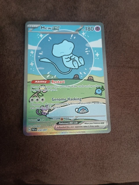 2024 POKEMON MEW EX Destini paldei - Mew EX 232/091 SAR Arte ...
