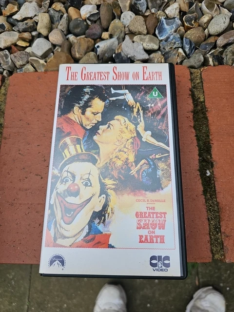 THE GREATEST SHOW on Earth VHS 1952 Cecil B DeMille Charlton Heston £12 ...