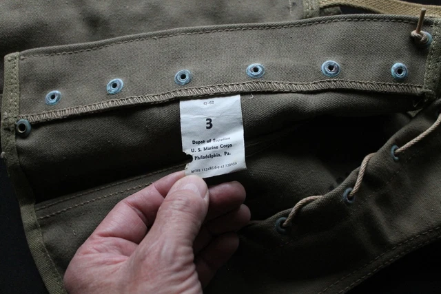 WW2 USMC LEGGINGS 1943 named US Marine Corps £26.75 - PicClick UK