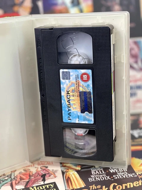 MEL GIBSON PAYBACK Big Box VHS Video Cassette Tape Ex-Rental £9.99 ...