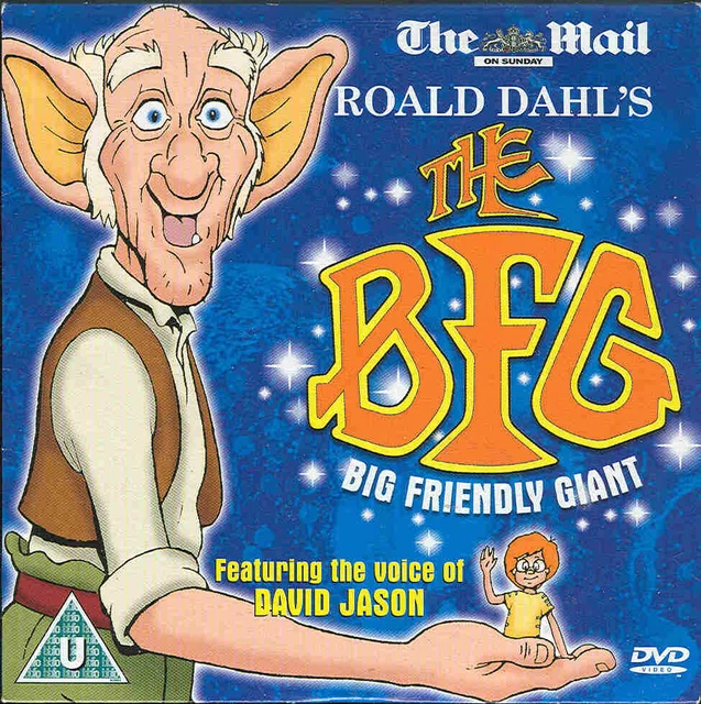 ROALD DAHL THE BFG Animated Movie David Jason Daily Mail Promo DVD £1. ...