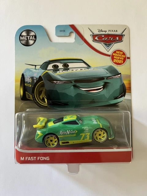 DISNEY PIXAR CARS M FAST FONG #73 Rev N Go Next Gen Racers Mattel NUOVO ...