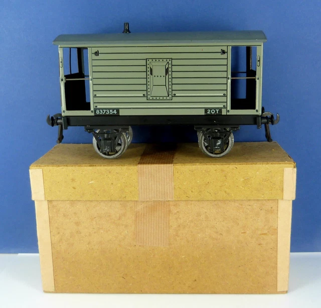 Bassett Lowke O Gauge 13640 Br 20 Ton Goods Brake Van Excellent And Boxed £499 Picclick Uk