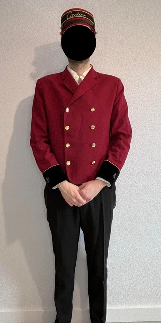 UNIFORM CARTIER GROOM bellboy very rare #1 EUR 949,00 - PicClick FR