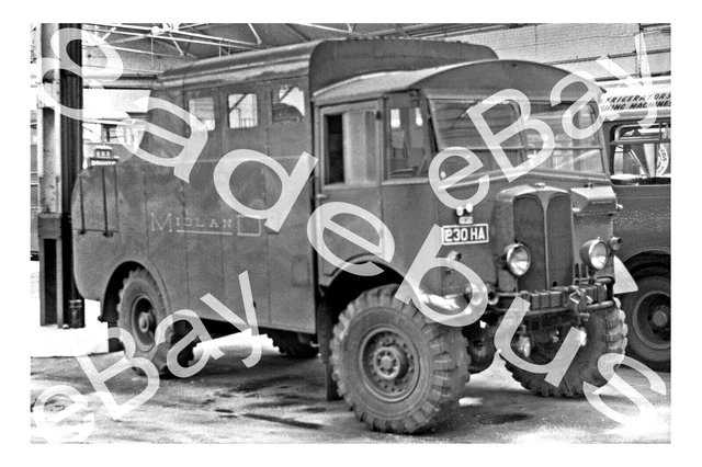 BUS PHOTOGRAPH MIDLAND RED "230 HA" AEC Matador Recovery Vehicle £1.99 ...