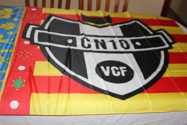 BANDERA GRANDE DE Futbol Ultras Del Valencia C.f Curva Nord 10 Cotizada ...