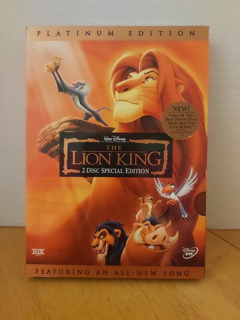THE LION KING (DVD, 2003, 2-Disc Set, Platinum Edition) $14.36 ...