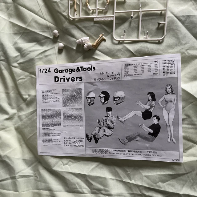 FUJIMI DRIVERS - Spare Parts - Started 1:24 NOT COMPLETE £5.45 ...