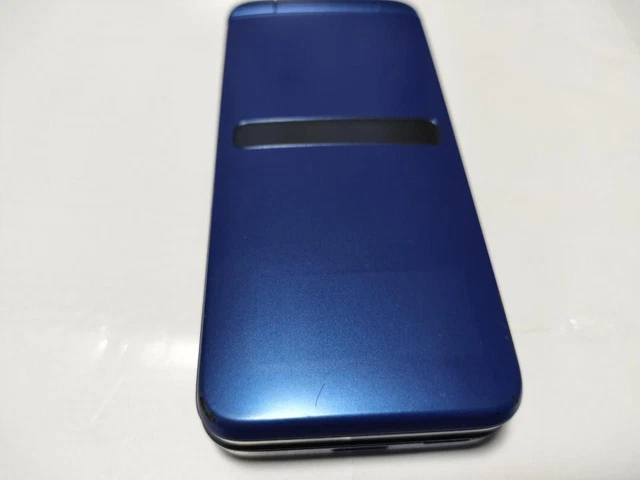 KYOCERA GRATINA KYF39 Blue Android Flip Phone keitai Unlocked Japan ...