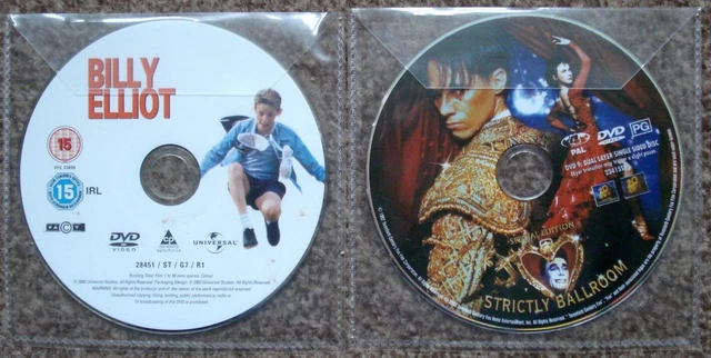 BILLY ELLIOT / Strictly Ballroom DVDs - discs only £1.00 - PicClick UK