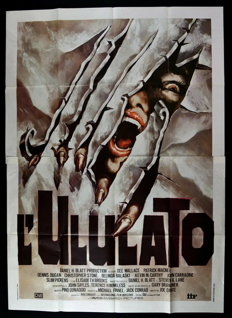 MANIFESTO L'ULULATO JOE Dante The Howling Horror Licantropo Werewolf ...
