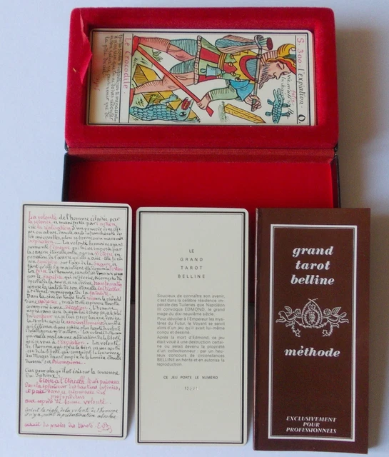 GRAND TAROT BELLINE Jeu de cartes divinatoires 1966 - très bon état ...