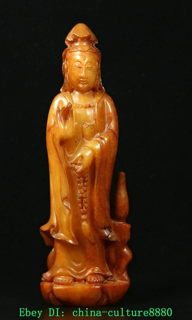 7 '' SCULPTURE antique de wadan Yu Guanyin Statue de Bouddha de Guanyin EUR 1.650,00 - PicClick FR