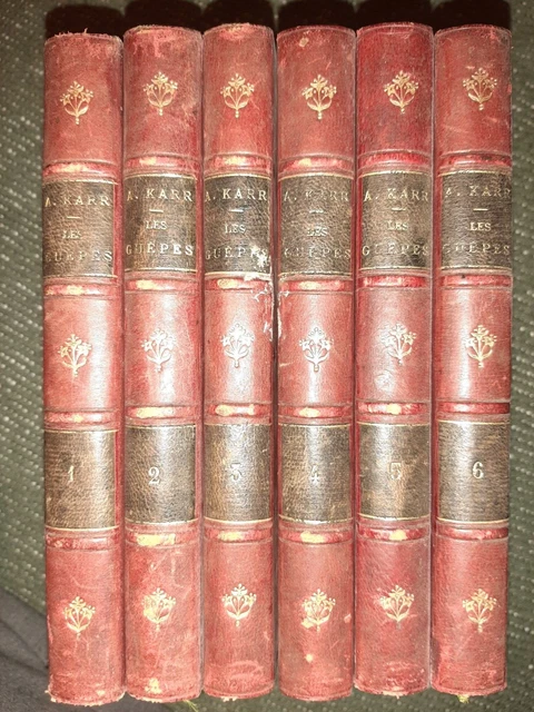 INTÉGRALE 6 RELIÉ Les guépes par alphonse Karr 1878 édition calmann lévy EUR 54,95 - PicClick FR