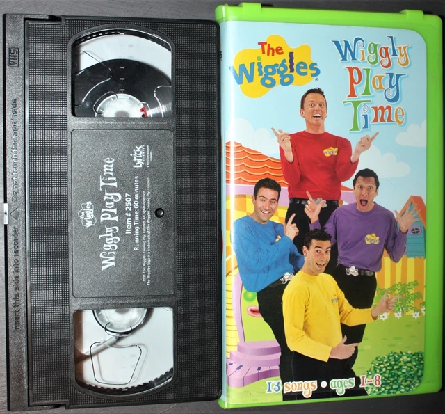 THE WIGGLES: WIGGLY PLAY TIME (vhs) Murray, Jeff, Greg, Anthony. VG ...