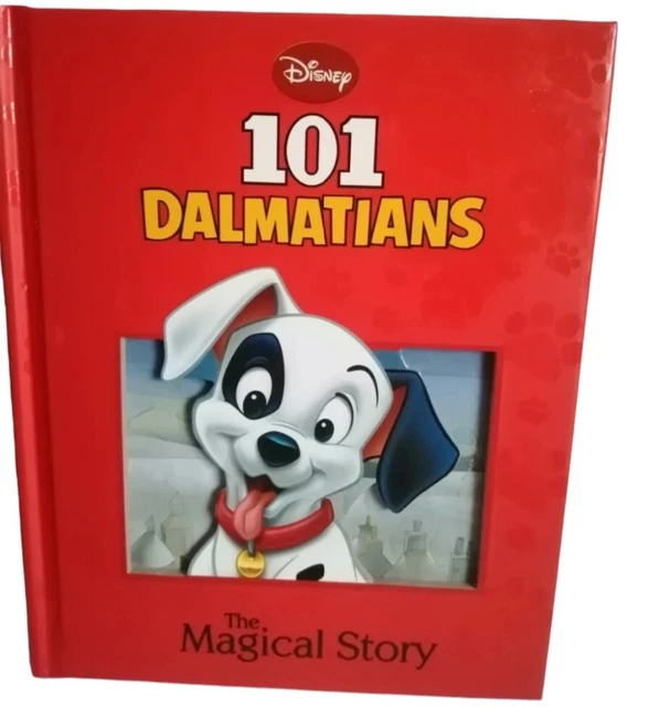 101 DALMATIANS THE Magical Story Hardcover book, red, dogs, Disney ...