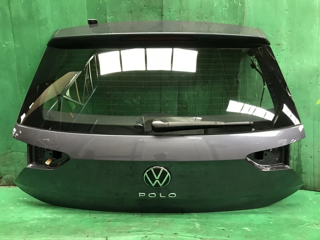 VW POLO MK6 Tailgate Grey Smokey Grey Lb7Q Rear Boot Trunk Lid 2021 ...
