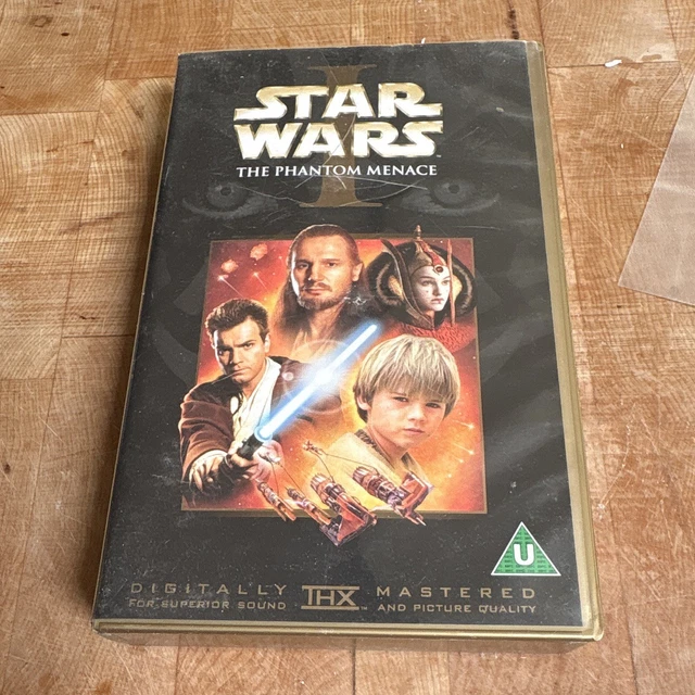 LUCASFILM STAR WARS Episode I The Phantom Menace PAL VHS U 1999 THX ...