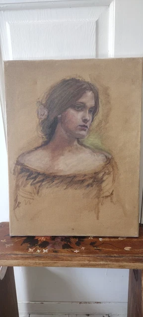 PRE-RAPHAELITE STYLE OIL Painting After Waterhouse by Peter Mitchell £ ...
