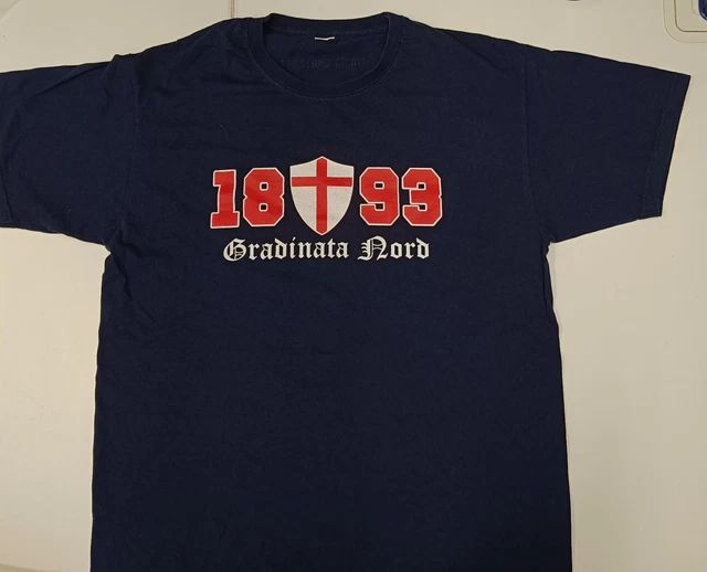 T-SHIRT ULTRAS GENOA Gradinata Nord Brigata Speloncia Taglia XL No ...