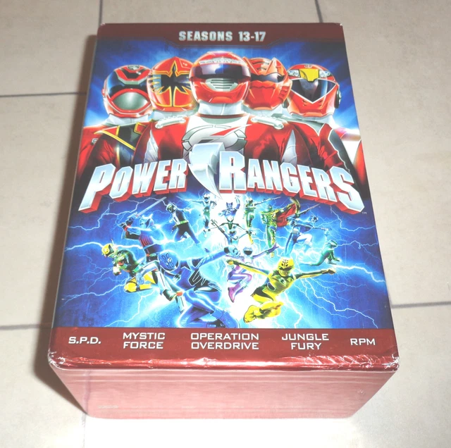 POWER RANGERS SEASONS 13-17 USA Region 1 DVD Shout Factory Box Set £140 ...