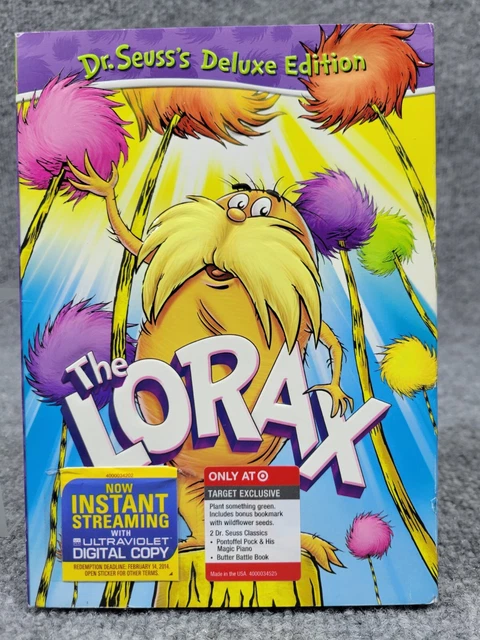 THE LORAX DR. Seuss's Deluxe Edition (DVD, 2012) Bookmark with ...
